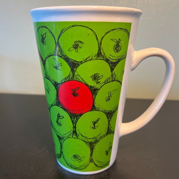 MSRF | Dining | One Red Among Green Apples Tall Ceramic Mug By Msrf ...